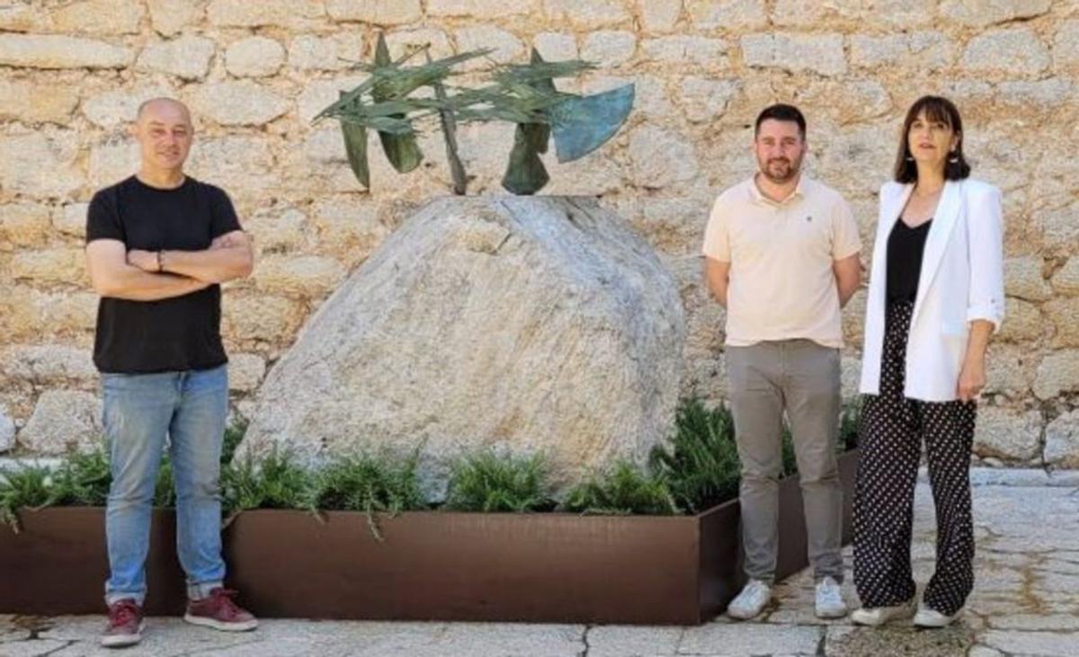 Alaró ya luce la escultura de Enrique Broglia