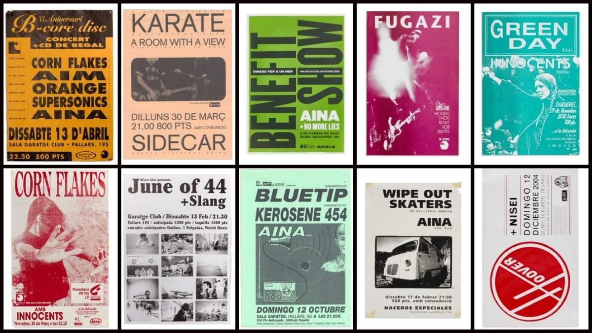 35 AÑOS DEL SELLO BCORE: una gesta punk en 300 carteles, octavillas y entradas de conciertos