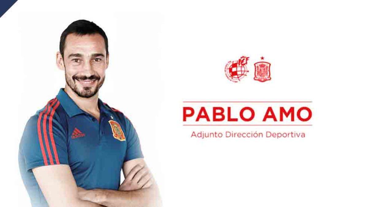 Pablo Amo se incorpora a la dirección deportiva de la Federación