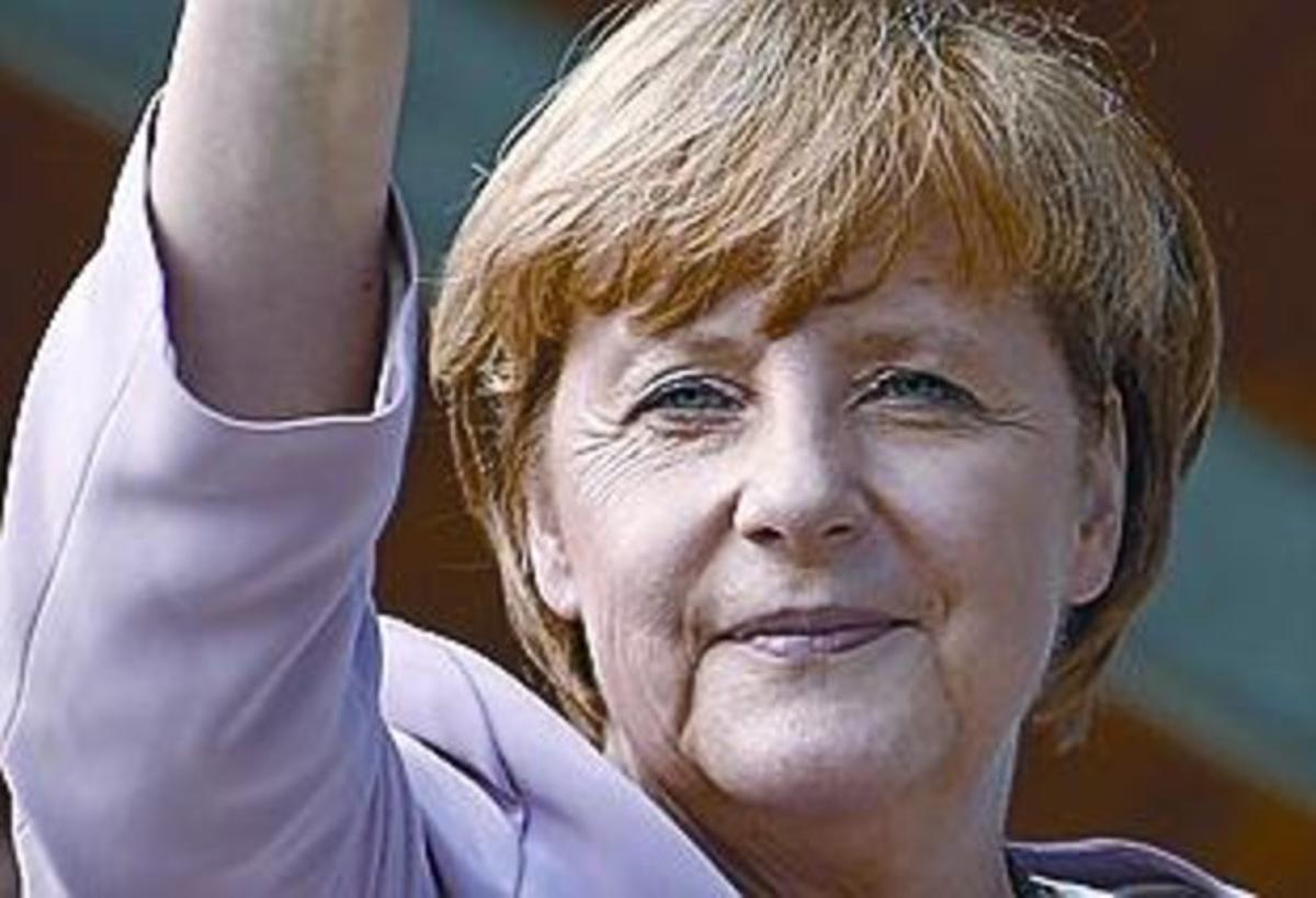 Merkel sube una montaña de 3.143 metros - El Periódico