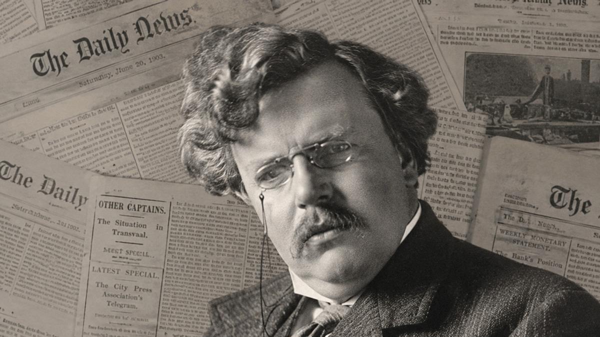 G. K. Chesterton, escritor: "El periodismo consiste esencialmente en ...