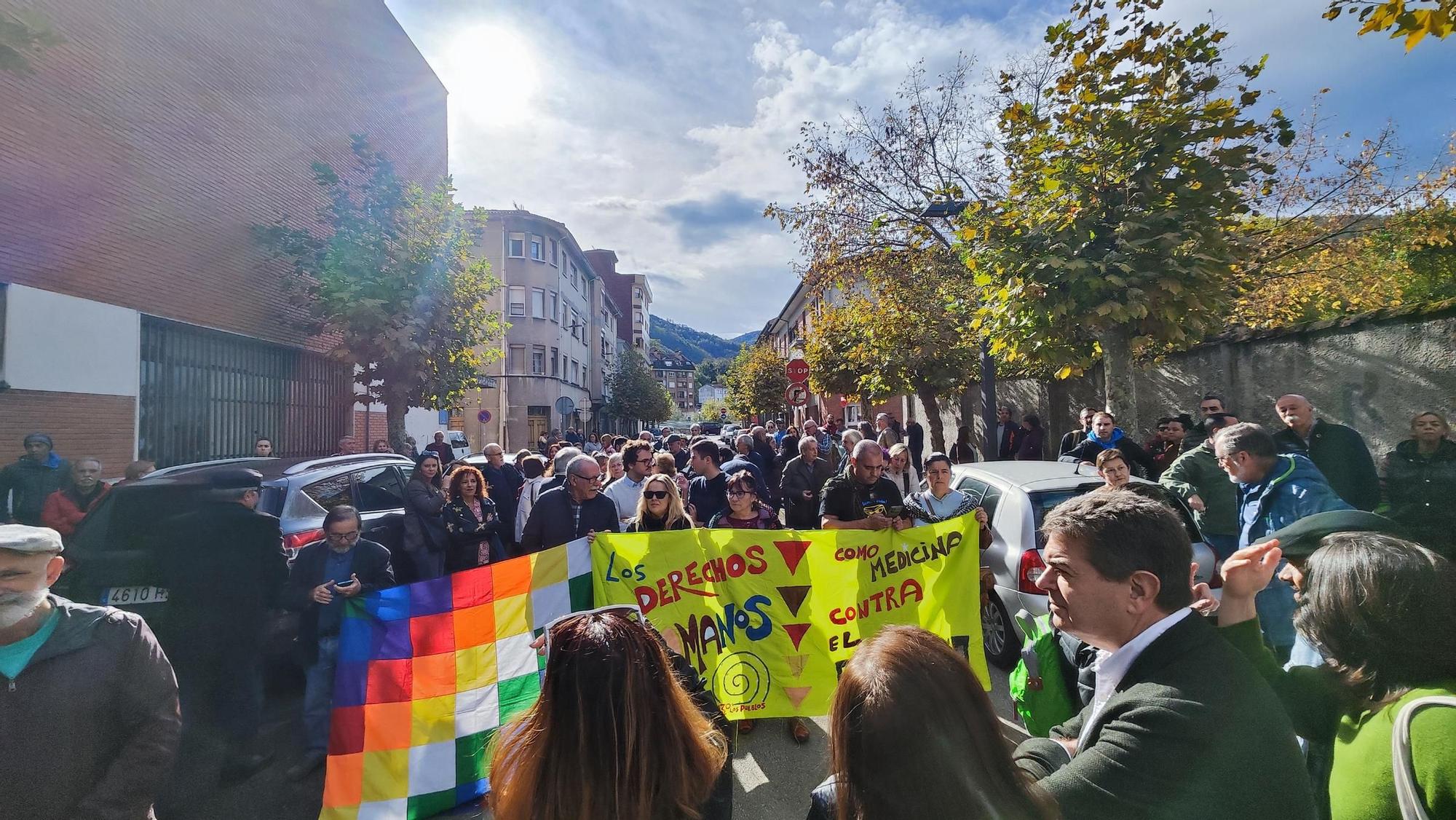 Las concentraciones en Sotrondio, en imágenes.