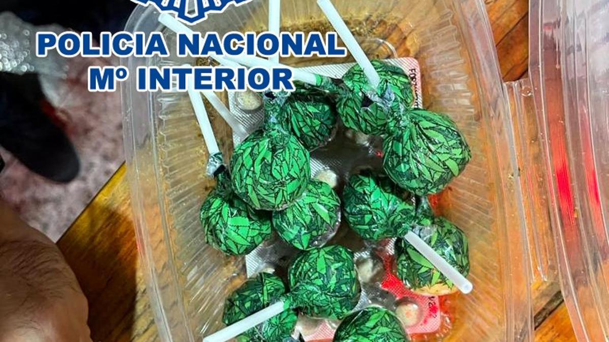 Chupachups y piruletas adulterados con droga en Dénia