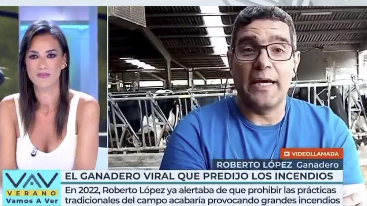 'Vamos a ver' recupera a Roberto López, su invitado más viral, que vuelve a cargar contra los ...