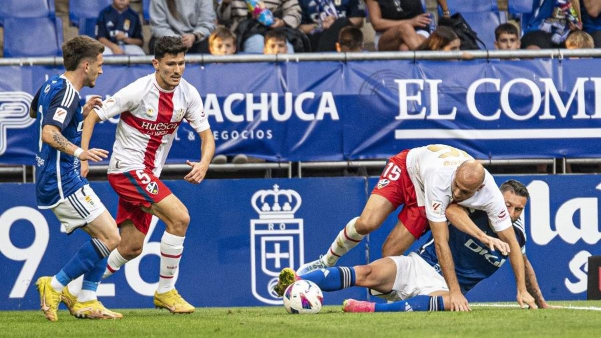 El Huesca cae en Oviedo víctima de su pobreza (1-0)