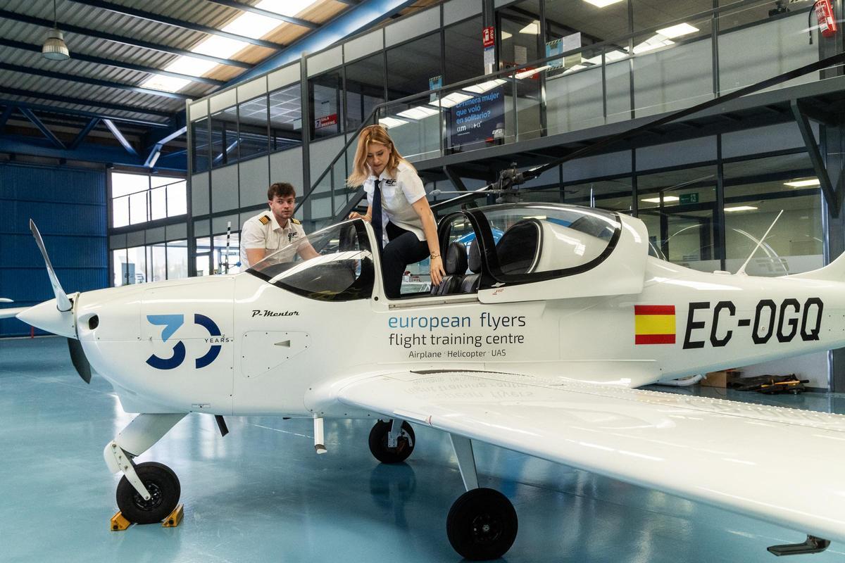 European Flyers, así es la mayor escuela de pilotos de España