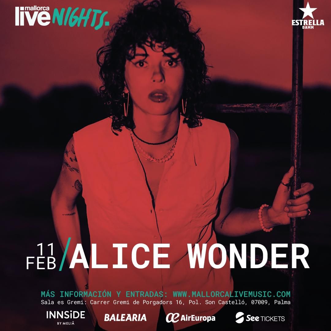 Alice Wonder, del Benidorm Fest a la sala Es Gremi