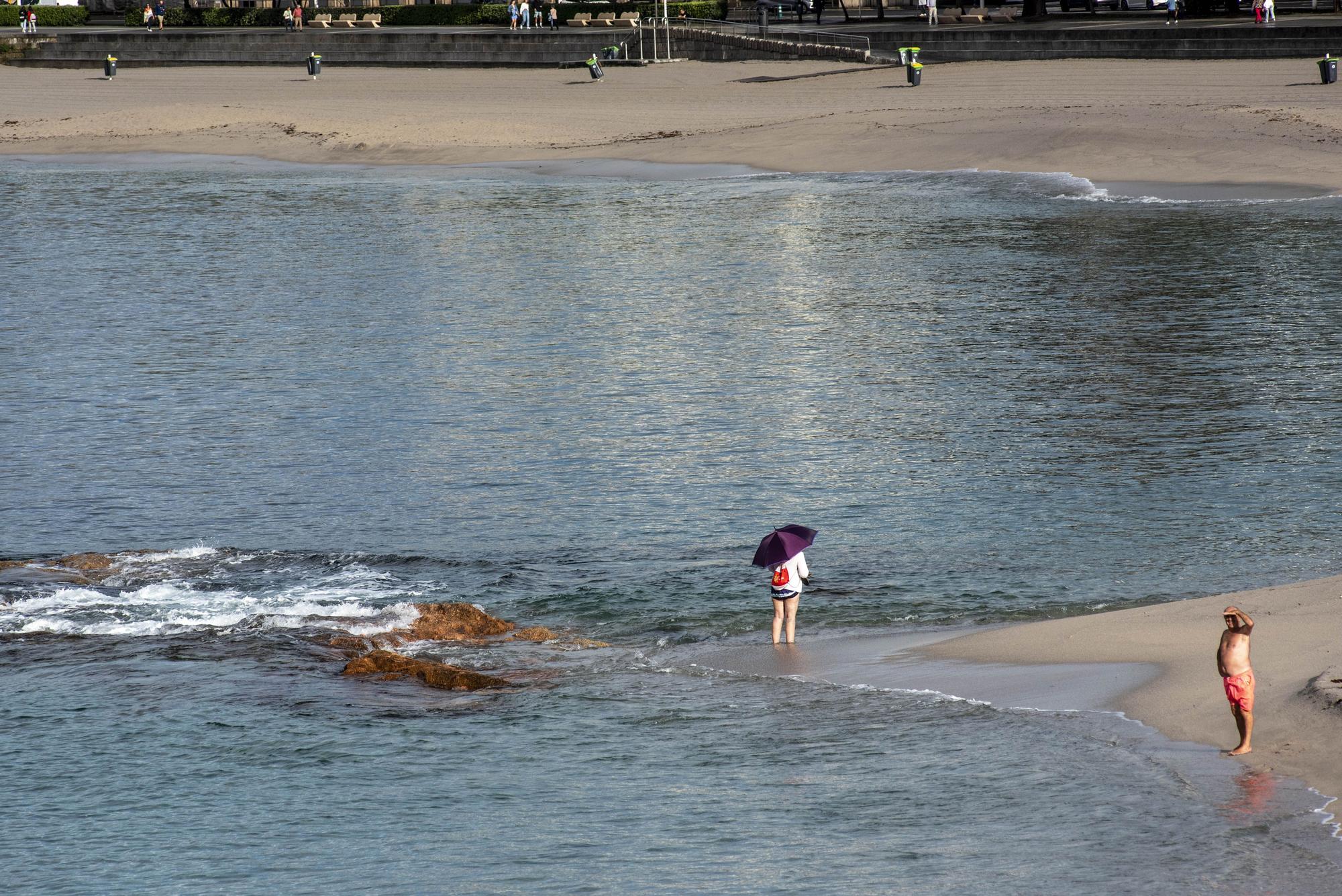 Pleamar de postal en A Coruña - La Opinión de A Coruña