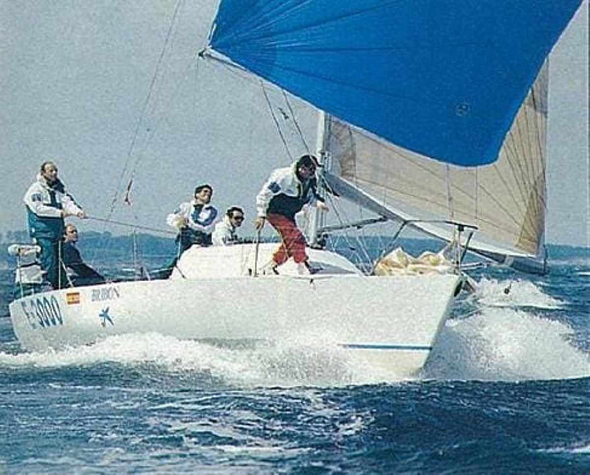 El 'Bribón VII', un velero que perteneció al rey emérito Juan Carlos I ...