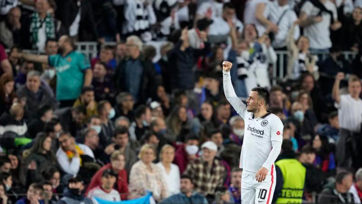 El serbio Filip Kostic (Eintracht), jugador de la temporada de la ...