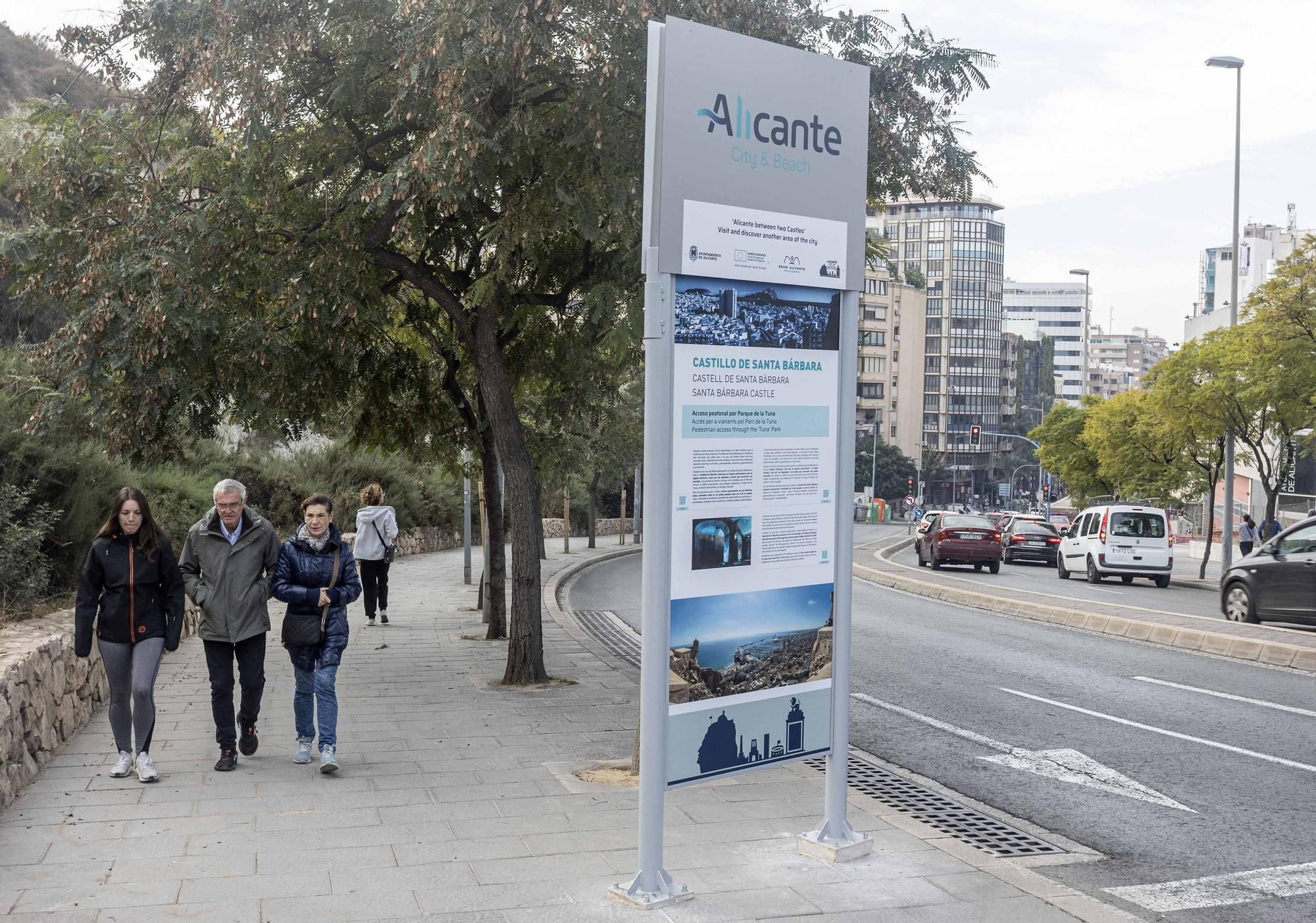Nuevos paneles informativos para la ciudad de Alicante