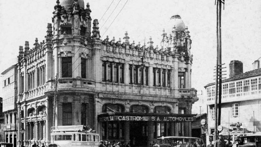 Cuando el elegante Edificio Castromil, derribado en 1975, ennoblecía la ...