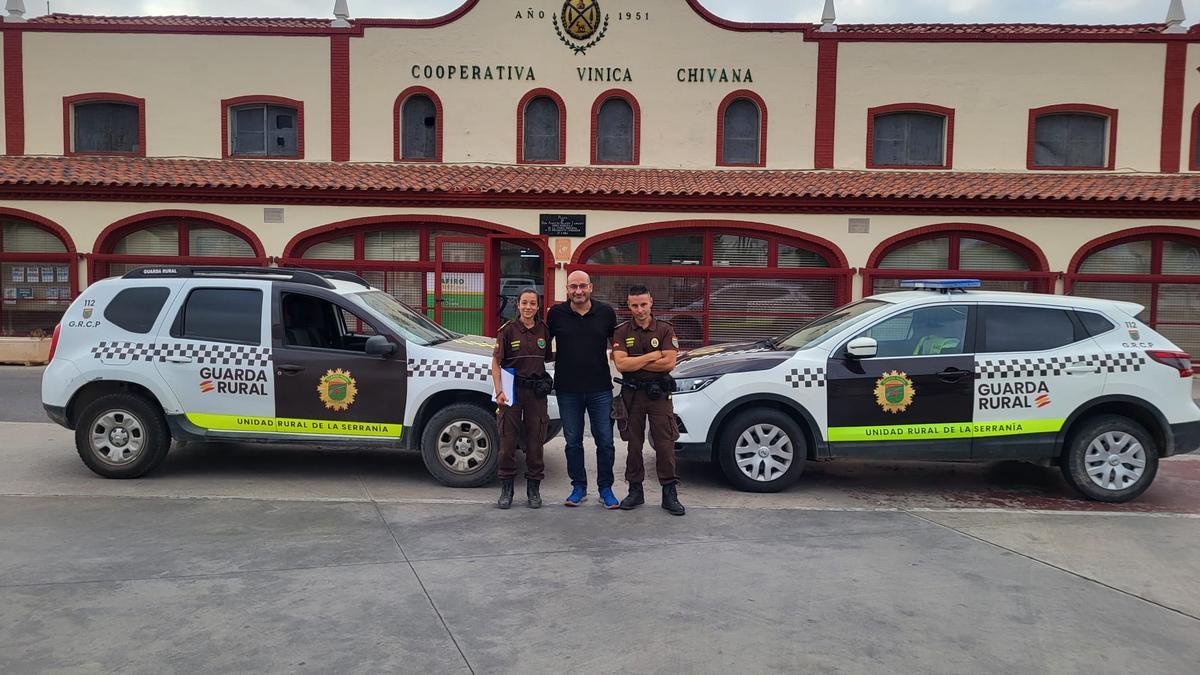 Dos guardas rurales vigilarán el entorno forestal y agrícola de Chiva