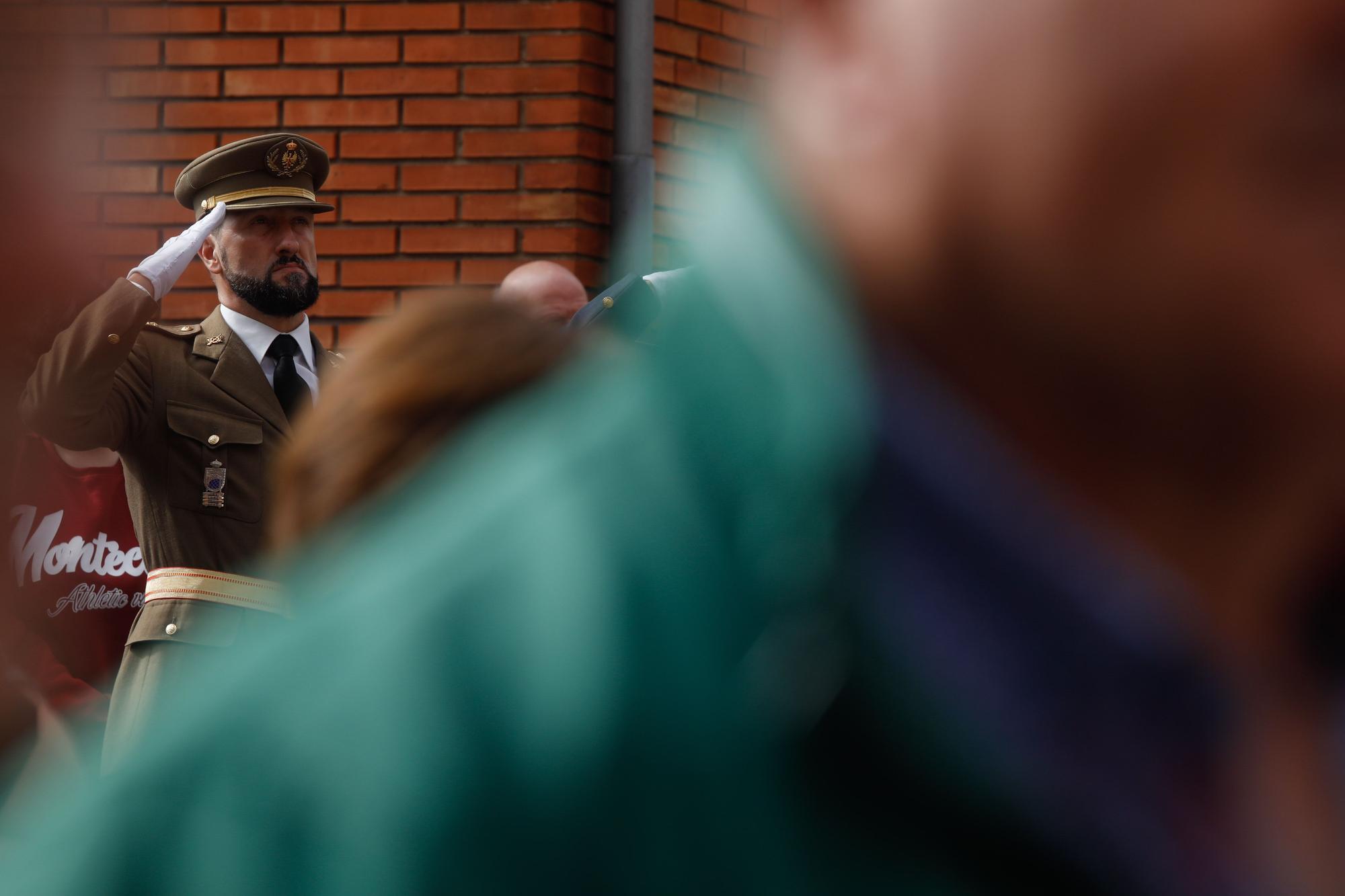 La Guardia Civil de Avilés recupera los festejos del Pilar