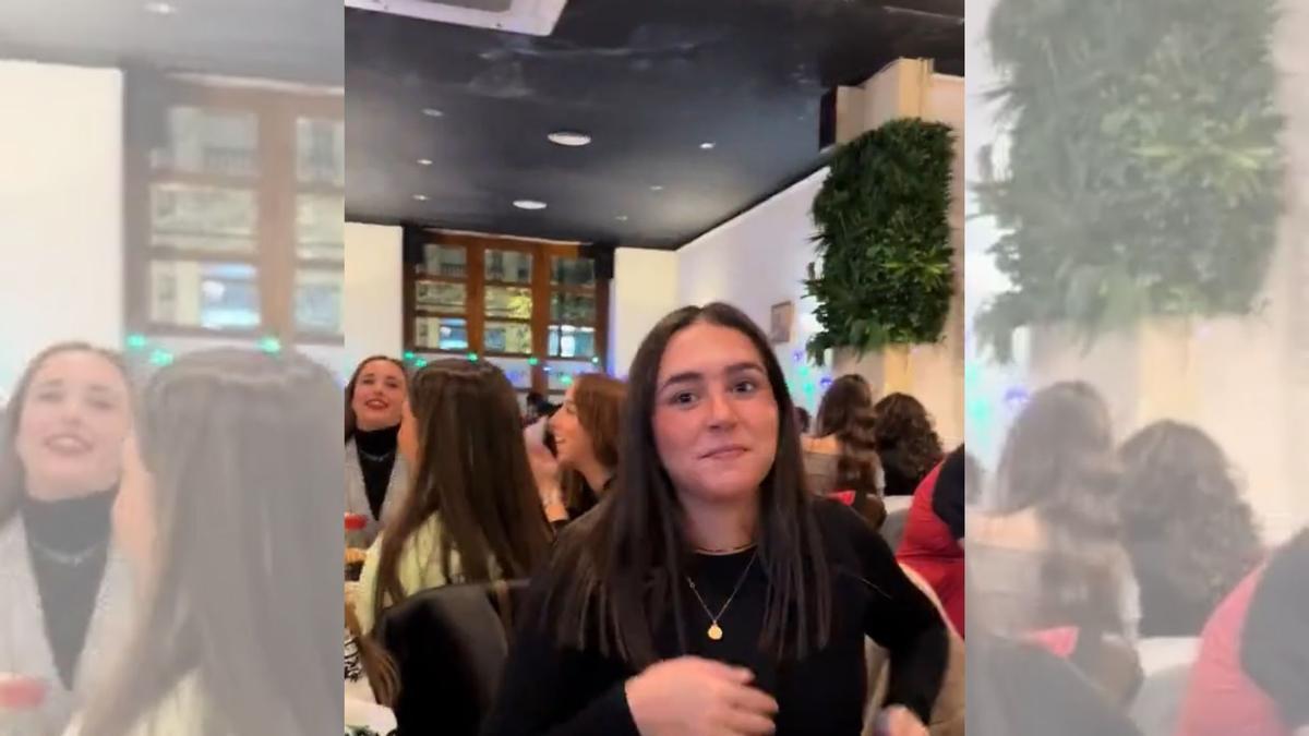 La fría reacción de una joven al volver a ver a su pareja después de ...