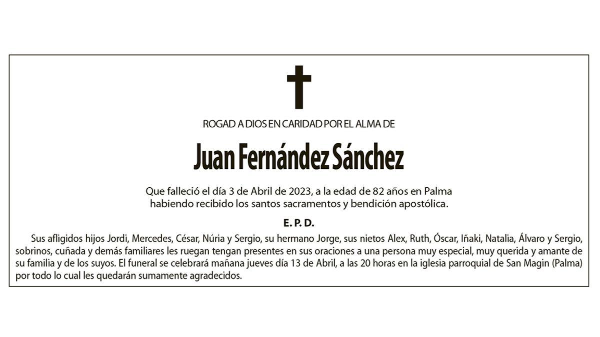 Juan Fernández Sánchez