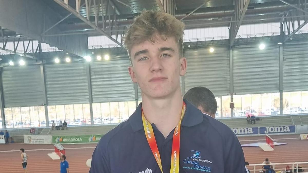 Dani Salgueiro, bronce en 800 en el Nacional sub 18