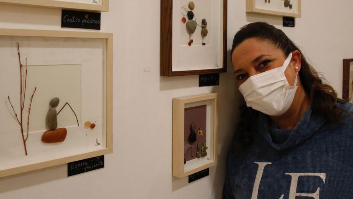 Las piedras con arte de María Domínguez - La Nueva España