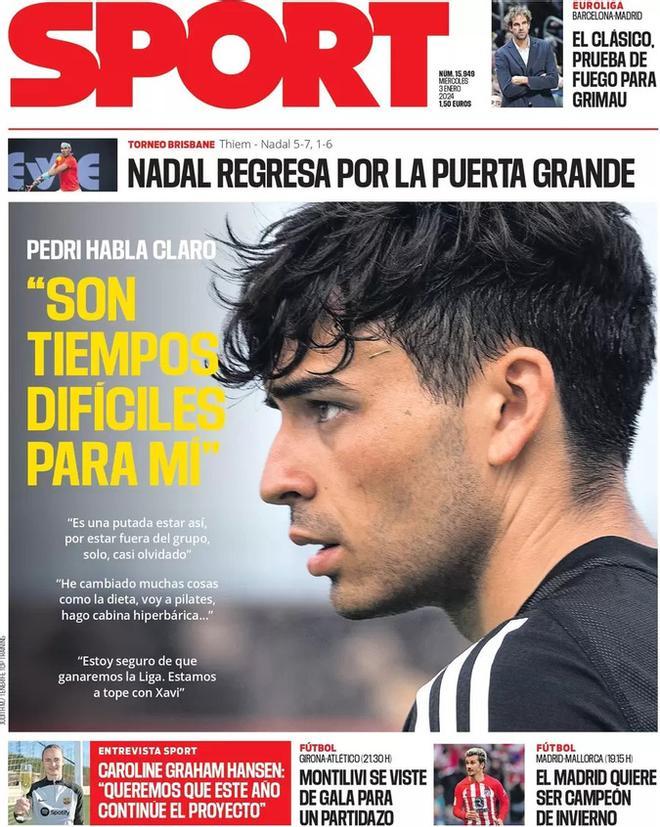 Fotos | Las portadas de los periódicos deportivos de hoy, miércoles 3 ...
