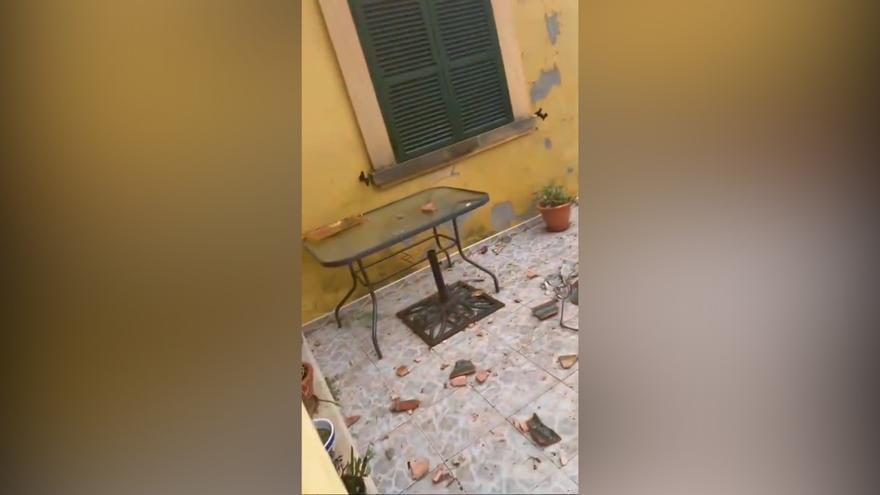 TORNADO MALLORCA | Otro 'cap de fibló' daña una vivienda en Binissalem