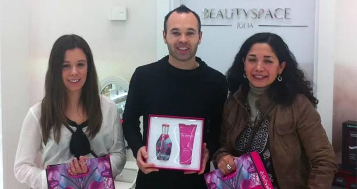 Andrés Iniesta ya tiene perfume para Ana