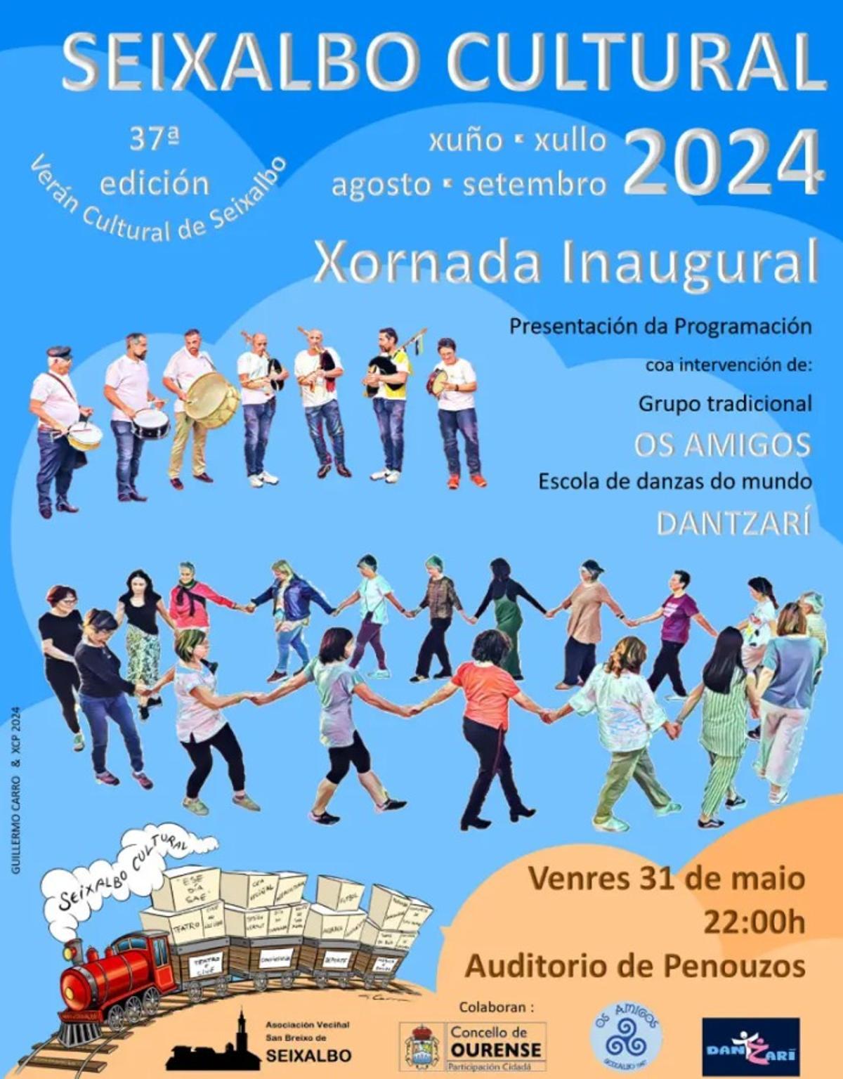 Programación completa del Seixalbo Cultural 2024 en Ourense