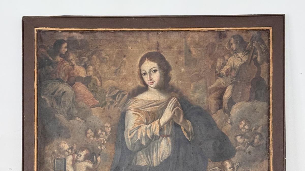 Regresa a Sollana una Inmaculada del S. XVIII noventa años después