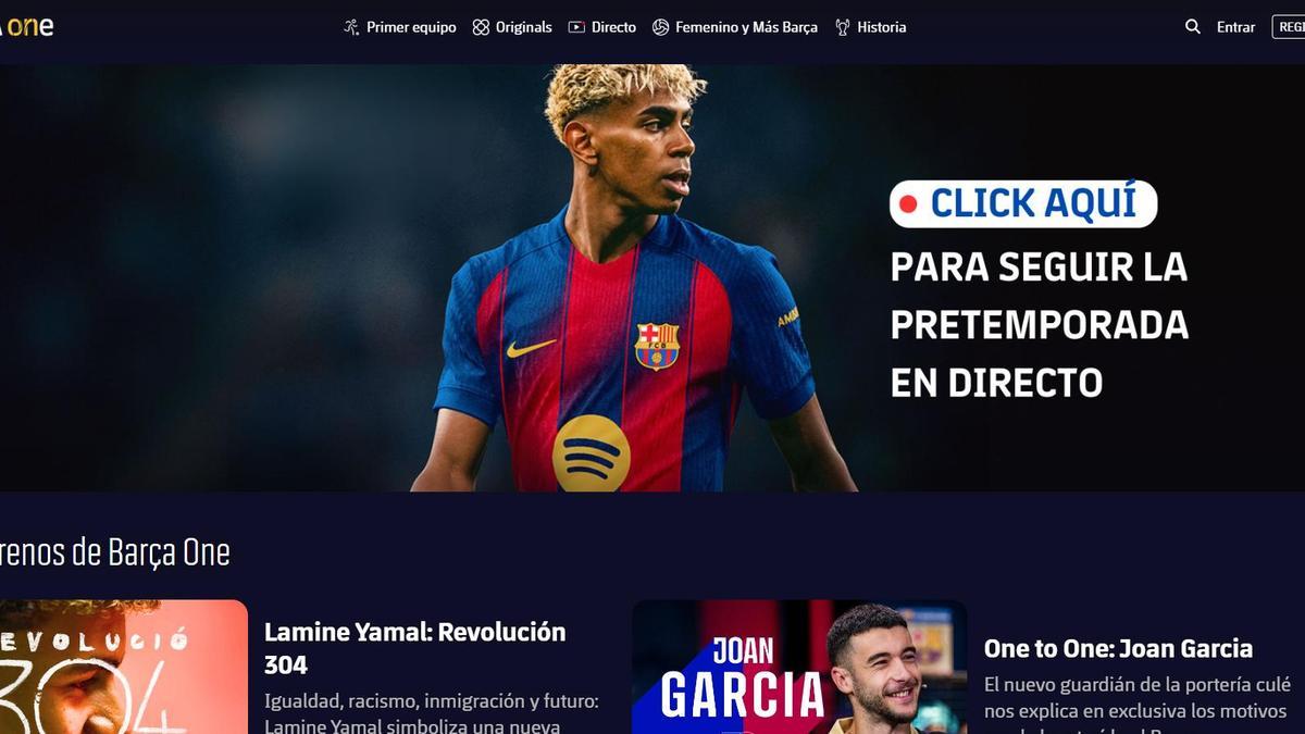 Comunicado oficial del Barça sobre Barça One y la emisión del Vissel ...