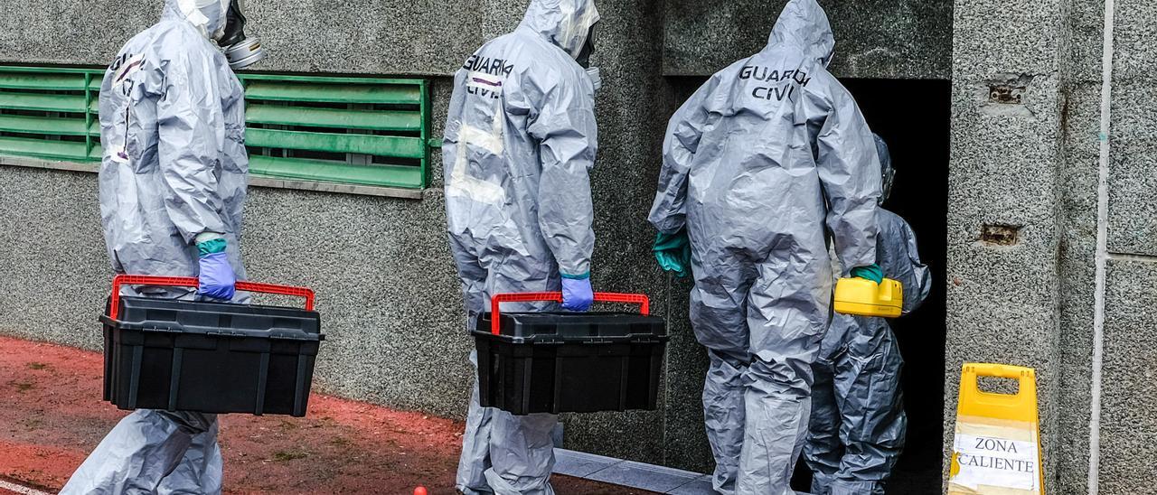 SIMULACRO ATENTADO BIOLÓGICO GUARDIA CIVIL: ‘Alerta’ bajo control por ...