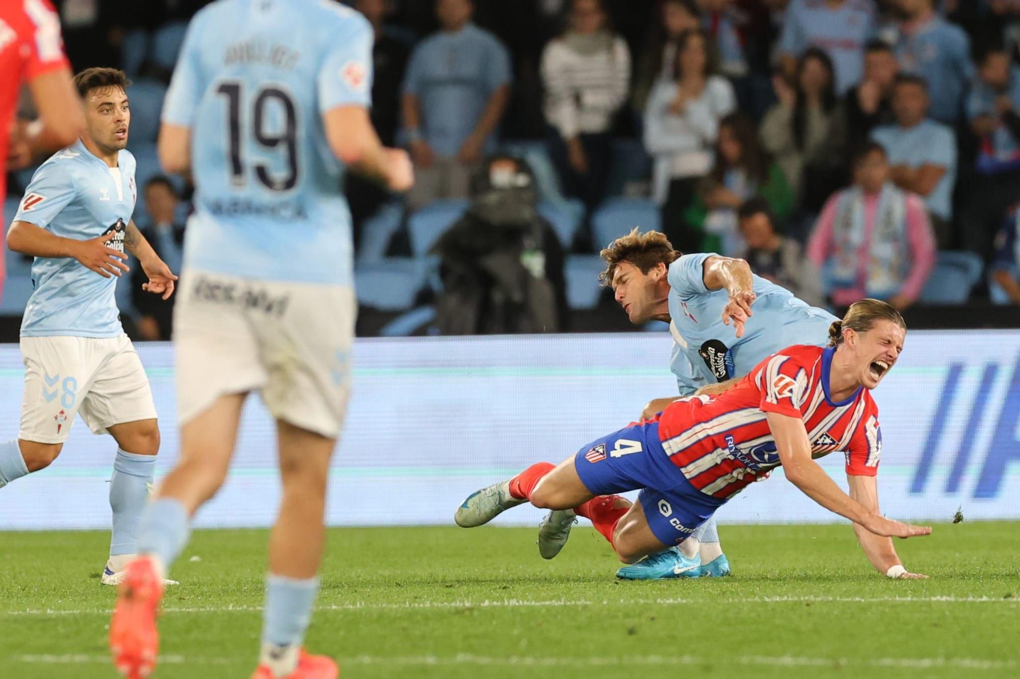 El Celta - Atlético de Madrid, en imágenes
