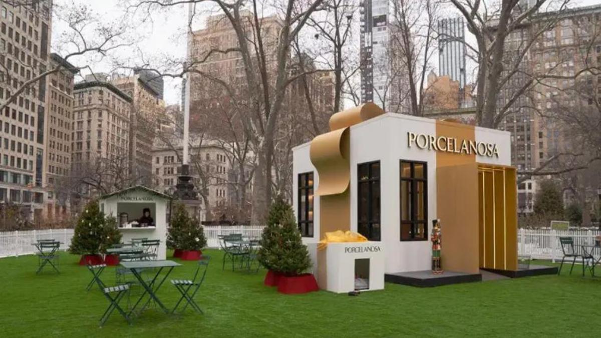 Porcelanosa celebra la Navidad en Nueva York con The Materialist Gift