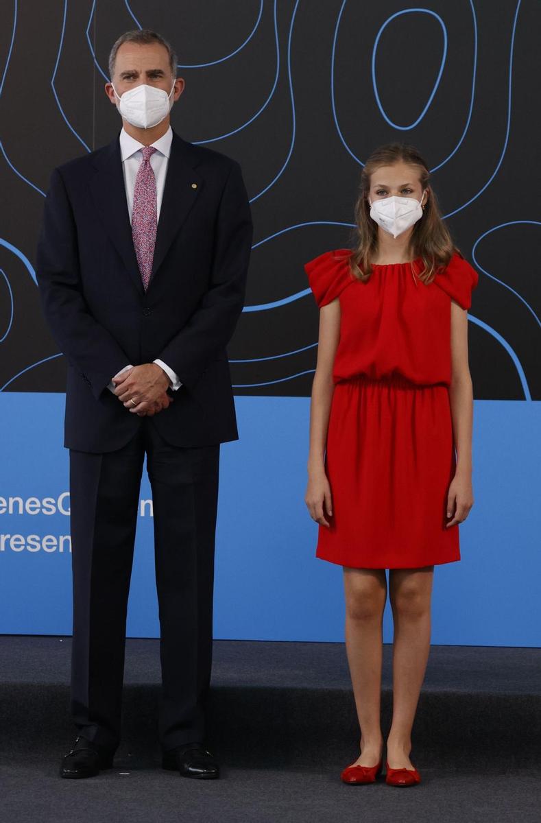 PREMIOS PRINCESA DE GIRONA LEONOR | Todos los looks de la princesa Leonor en los Premios ...