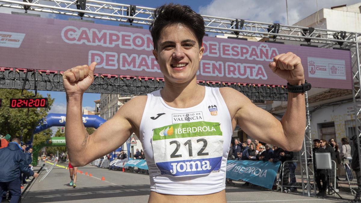 María Pérez, plusmarquista mundial histórica del atletismo español