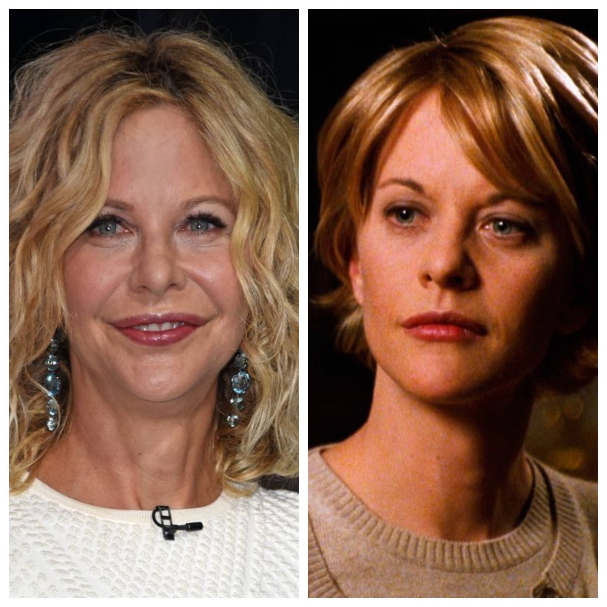 Cambio físico Meg Ryan | El peligro de la cirugía estética: antes y ...