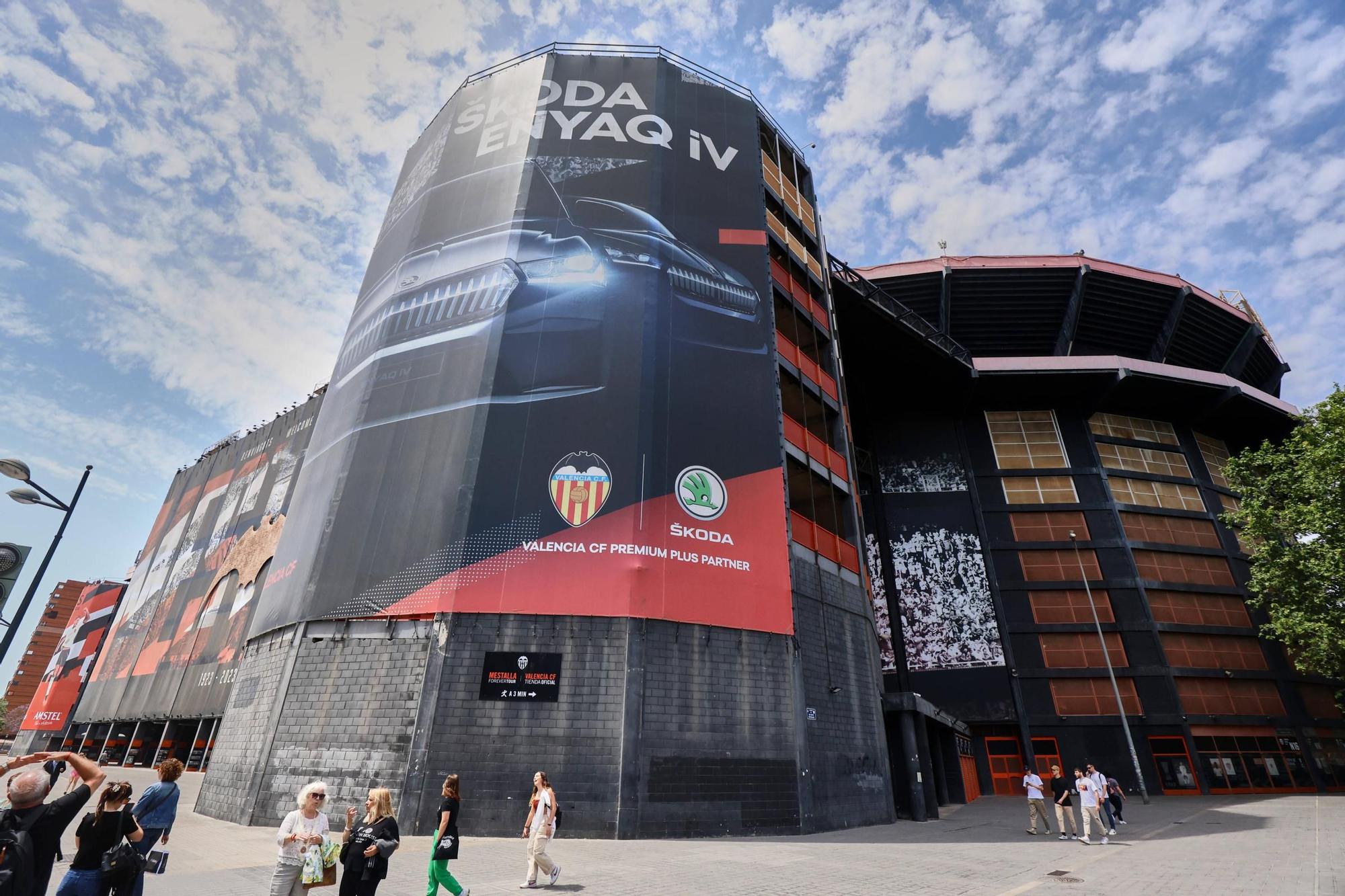 Así está el viejo Mestalla para su centenario