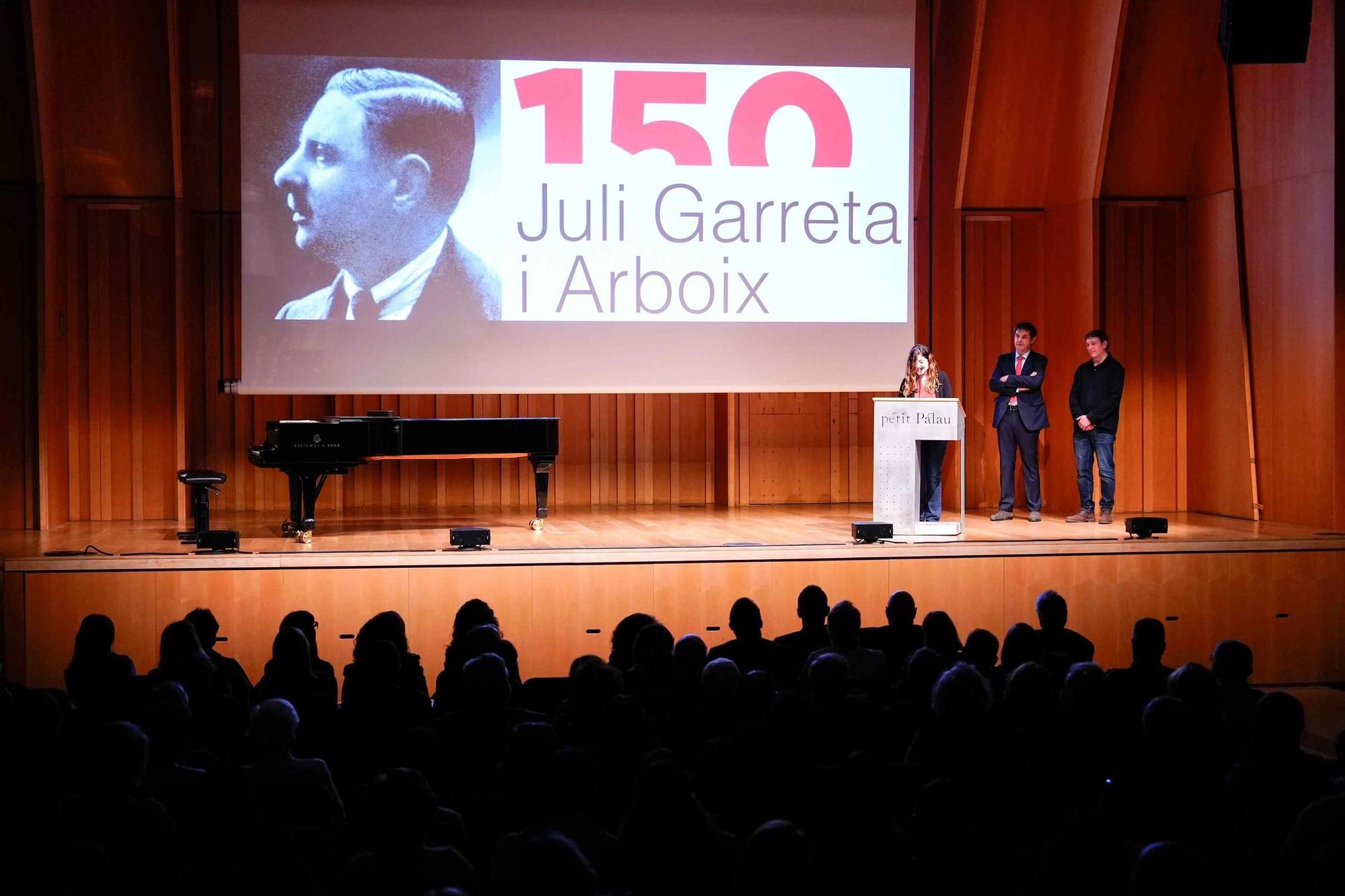 L'acte del 150 aniversari de Juli Garreta