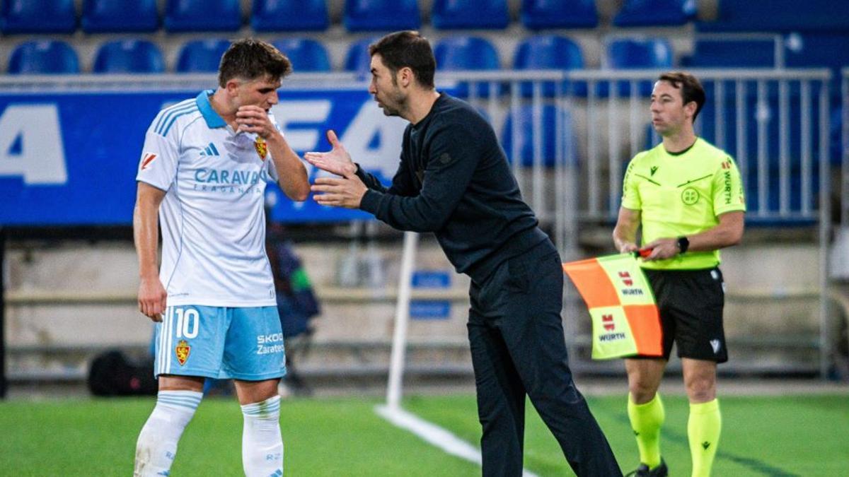 Real Zaragoza | Gabi da con la tecla en el momento más delicado