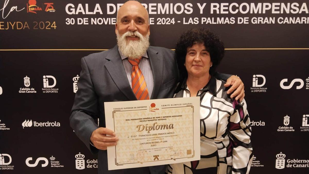 Francisco José Prados alcanza el séptimo dan como entrenador de judo