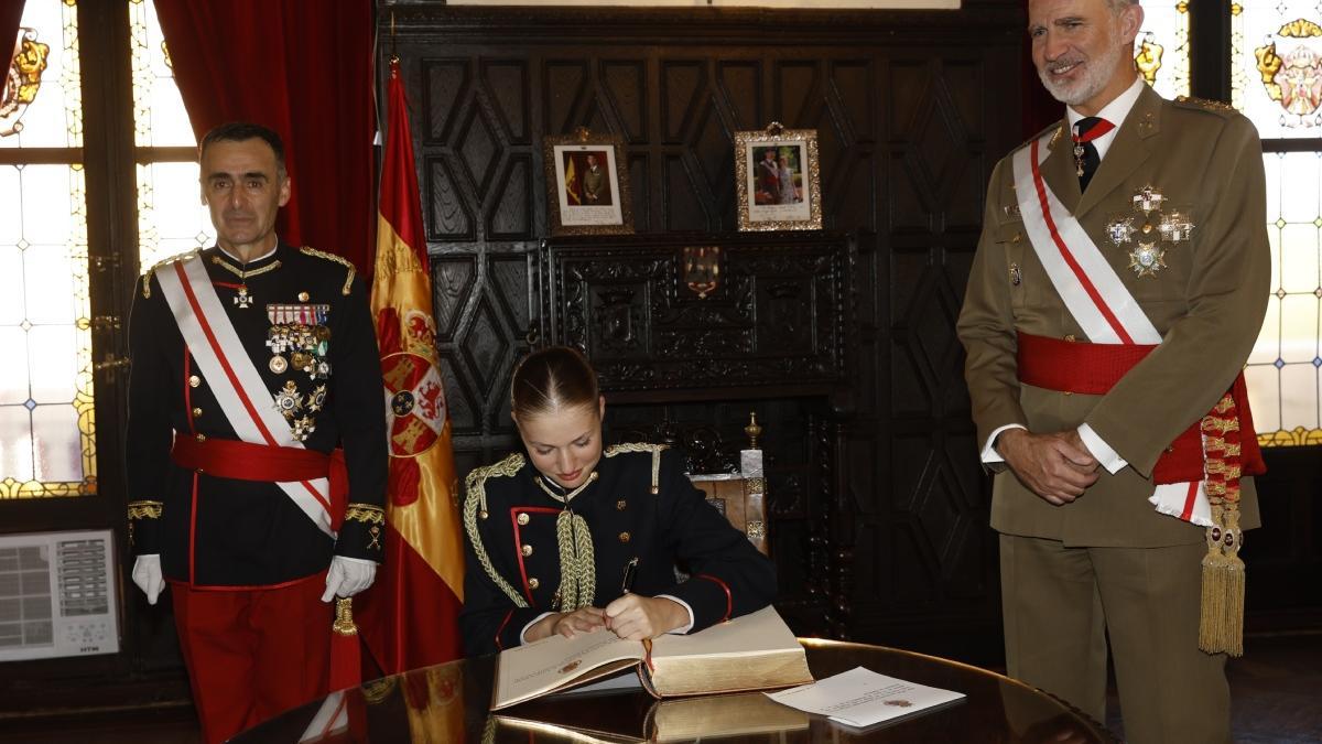 LEONOR LETRA FIRMA | Se desvela la letra y la firma de la princesa ...