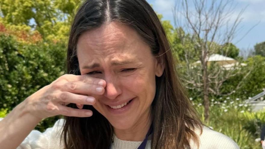 Las imágenes más fuertes de Jennifer Garner: rompe a llorar durante los ...