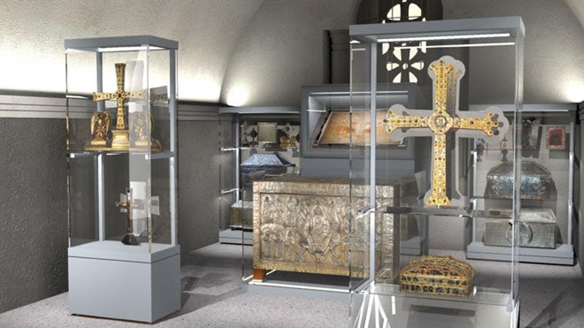 La catedral de Oviedo muestra la nueva cara del Sudario de Cristo - Viajar