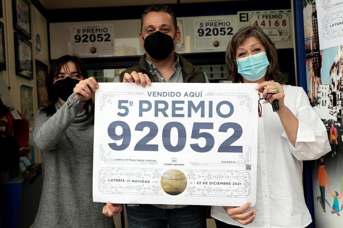 Sorteo de la Navidad 2021: las imágenes de los premiados