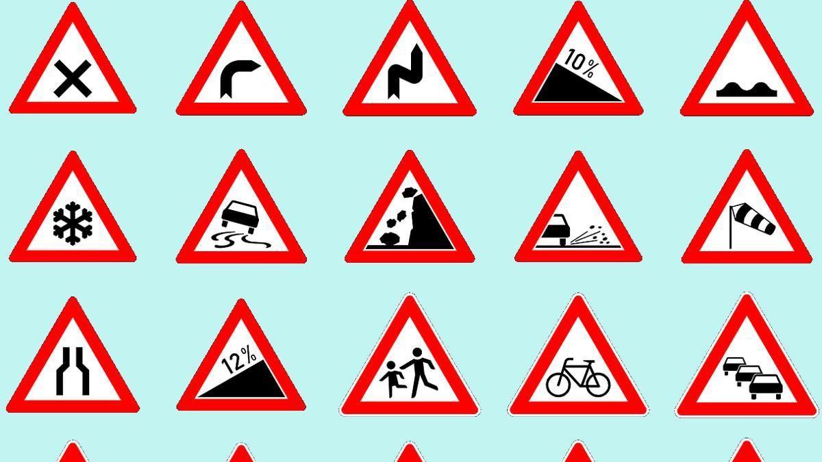 Las 20 señales de tráfico más novedosas: cuándo se entrarán en vigor y ...