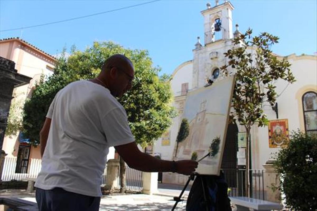 Acuarela rápida a pie de calle