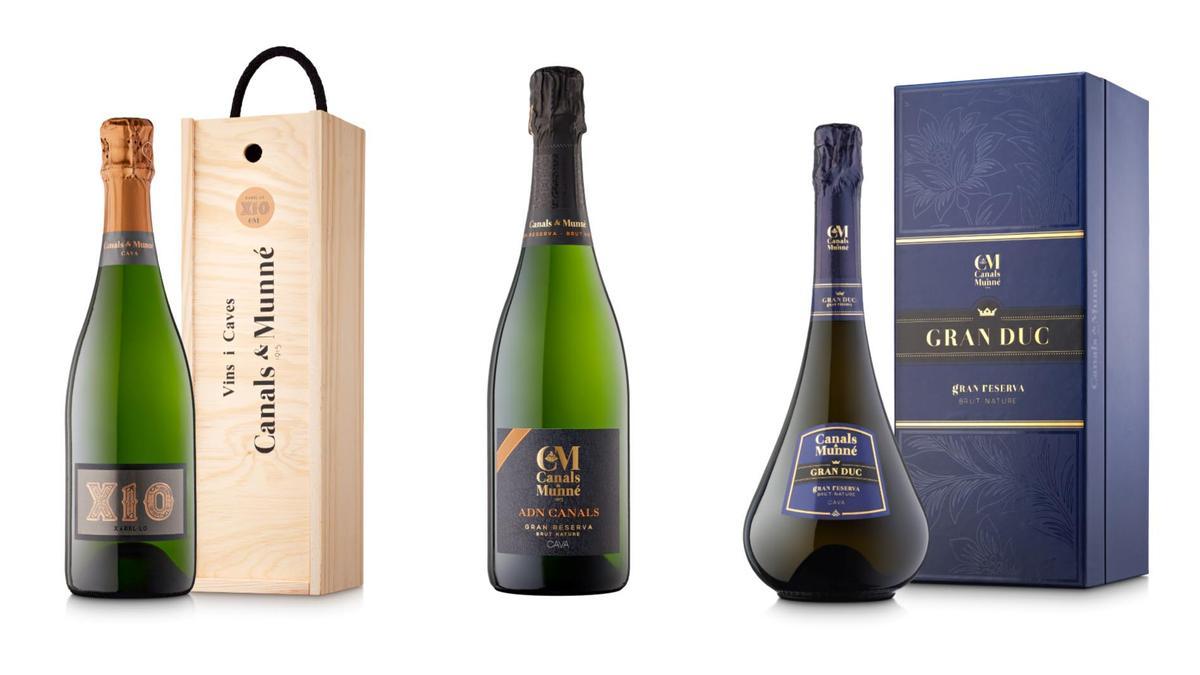 Los cavas X10, Gran Duc y ADN Casals, de Canals & Munné, se alzan con ...