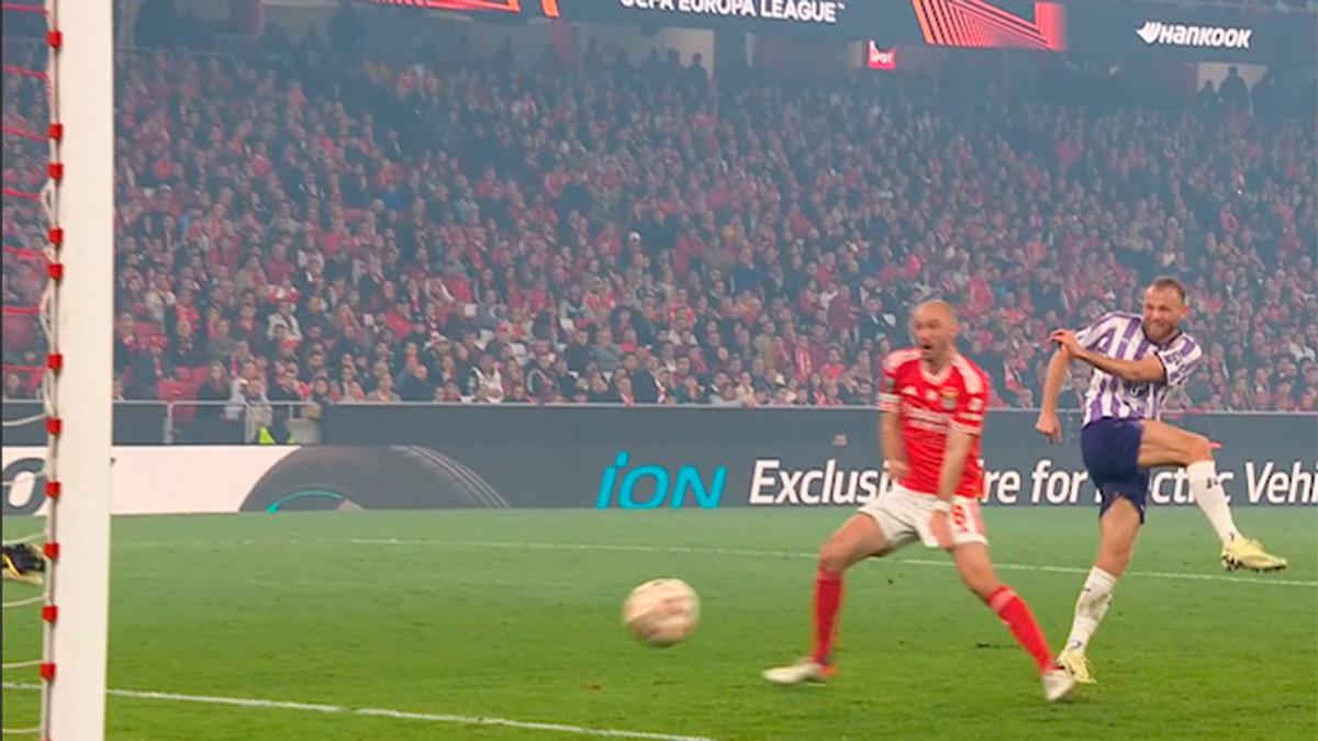 Benfica - Toulouse | El gol de Mikkel Desler