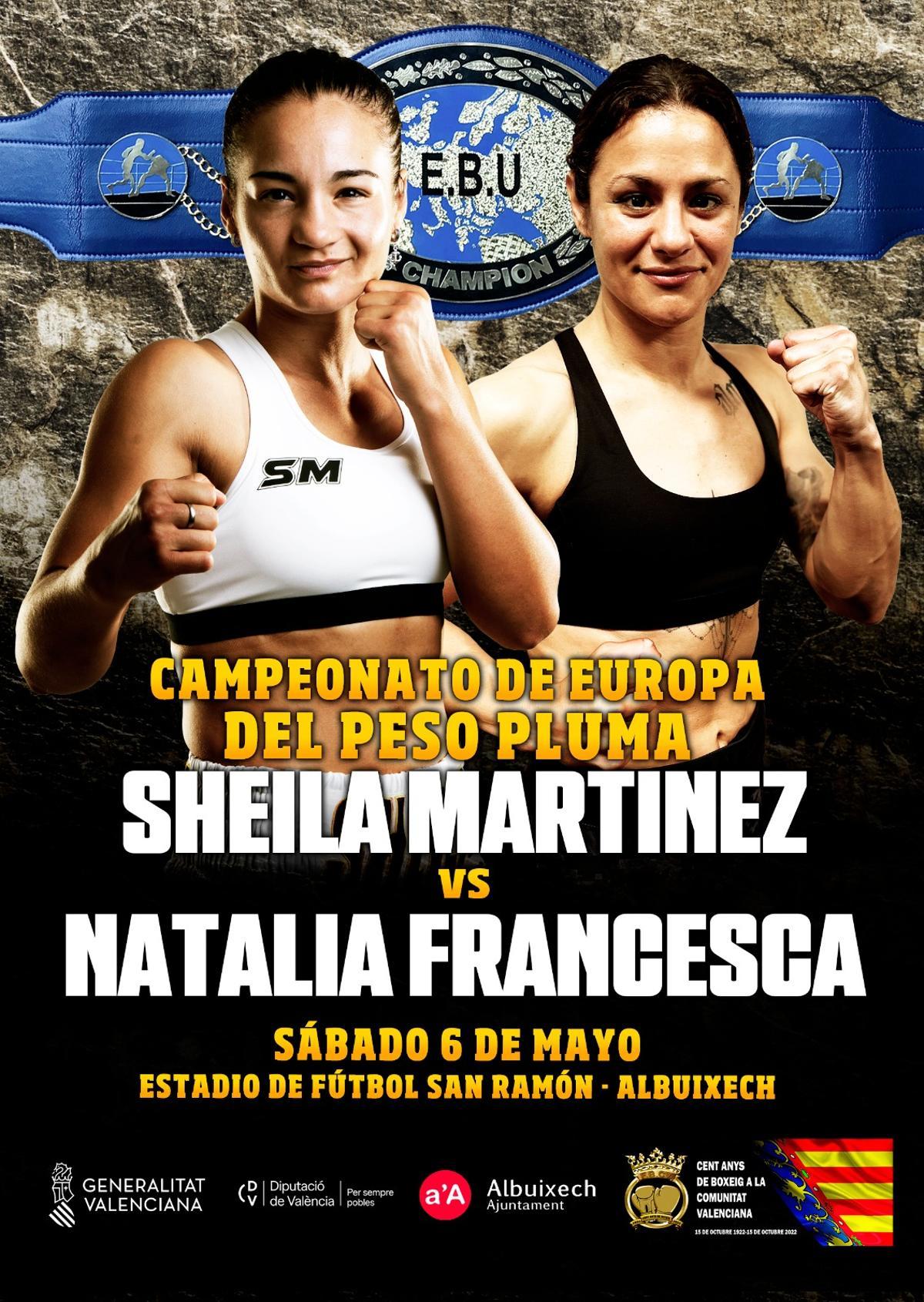 Sheila Martínez defenderá su corona europea en Albuixech
