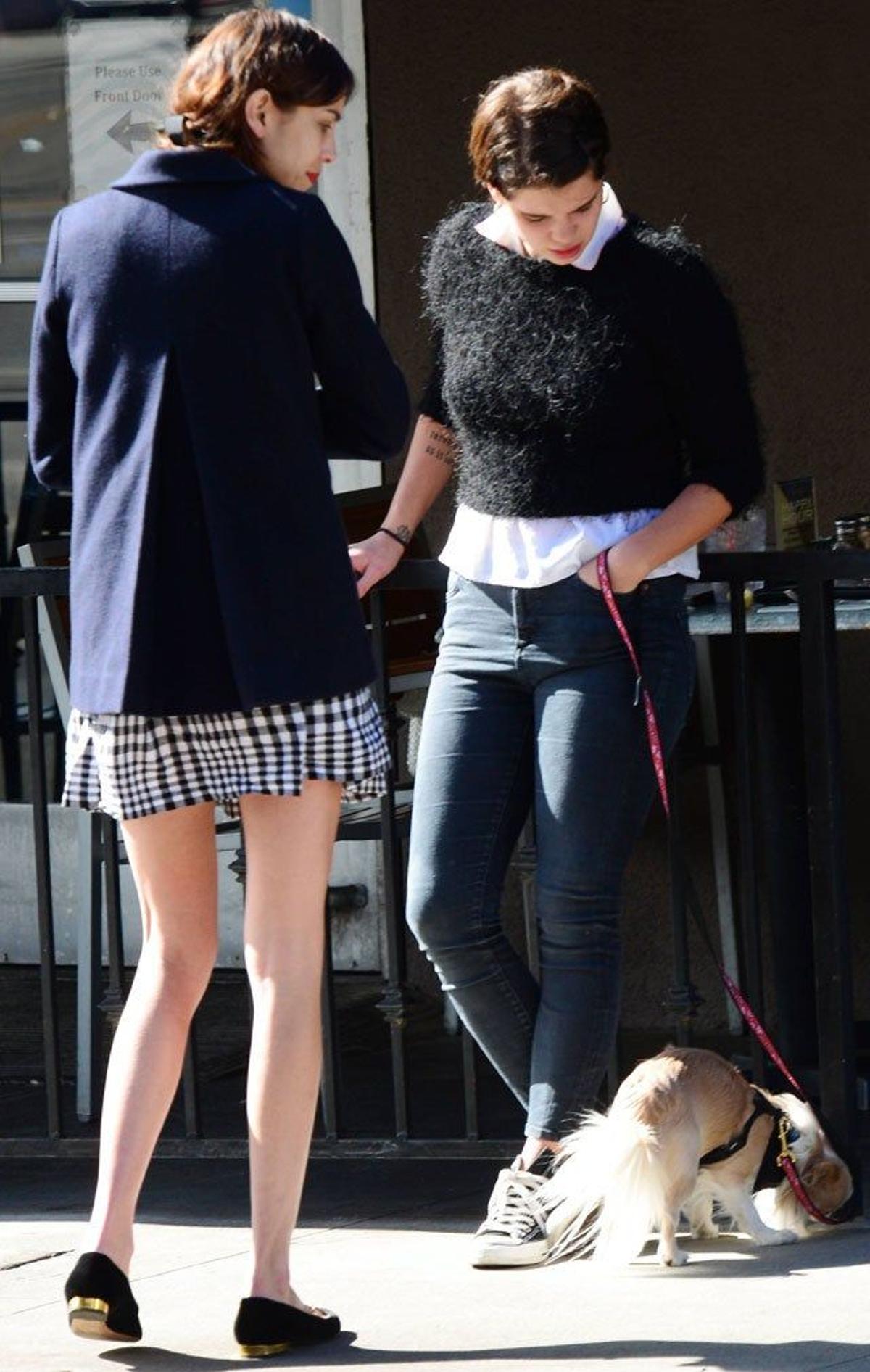 Alexa Chung y Pixie Geldof, de comida en Los Ángeles - Cuore