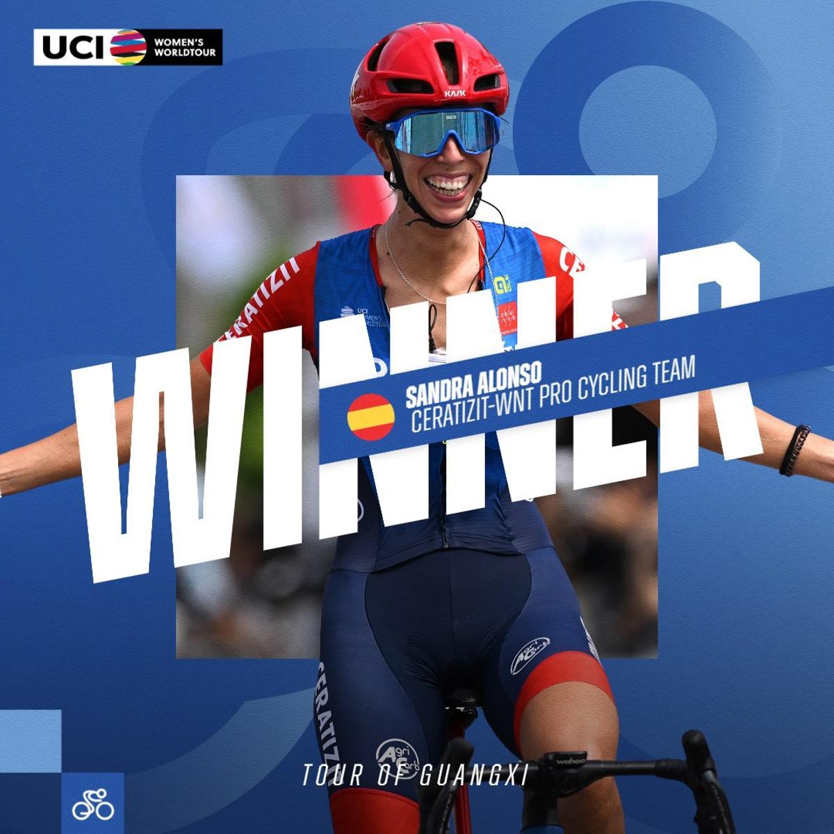 SANDRA ALONSO GUANGXI | La ciclista Sandra Alonso gana en China la ...