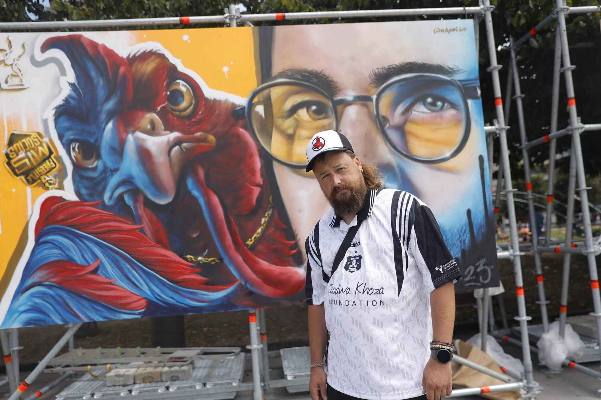 EN IMÁGENES: Los mejores graffitis de Aviés tienen premio